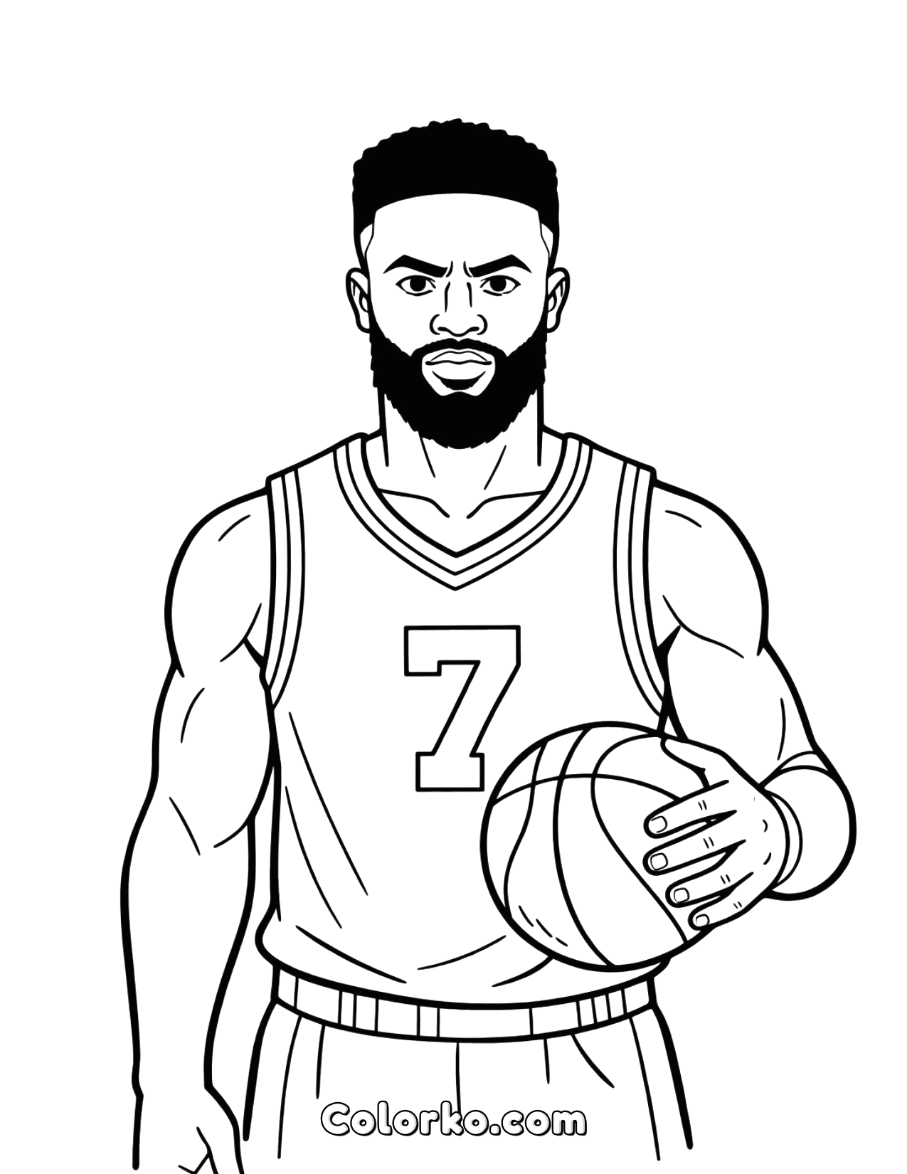 Jaylen Brown Coloring Page for Pre-Teens Ages 10+