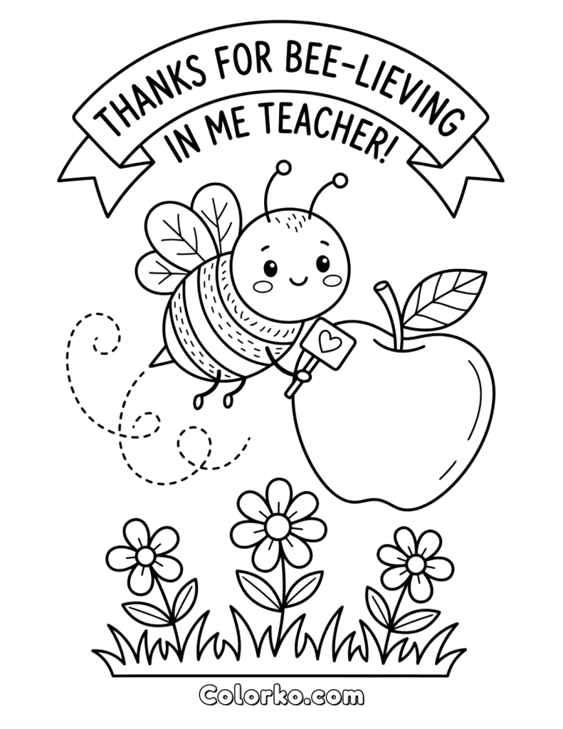 54 Teacher Appreciation Coloring Pages for 2026