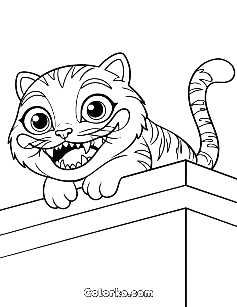 Minecraft Wither Storm Coloring Page for Kids Ages 8–10