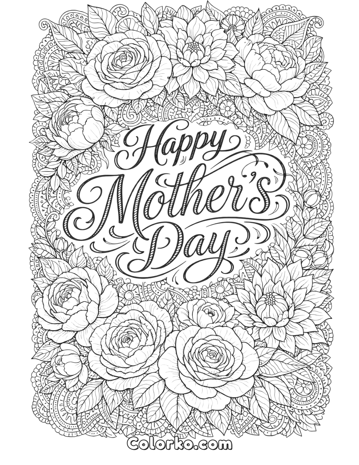55 Mother's Day Coloring Pages for 2026 (Free Printables)