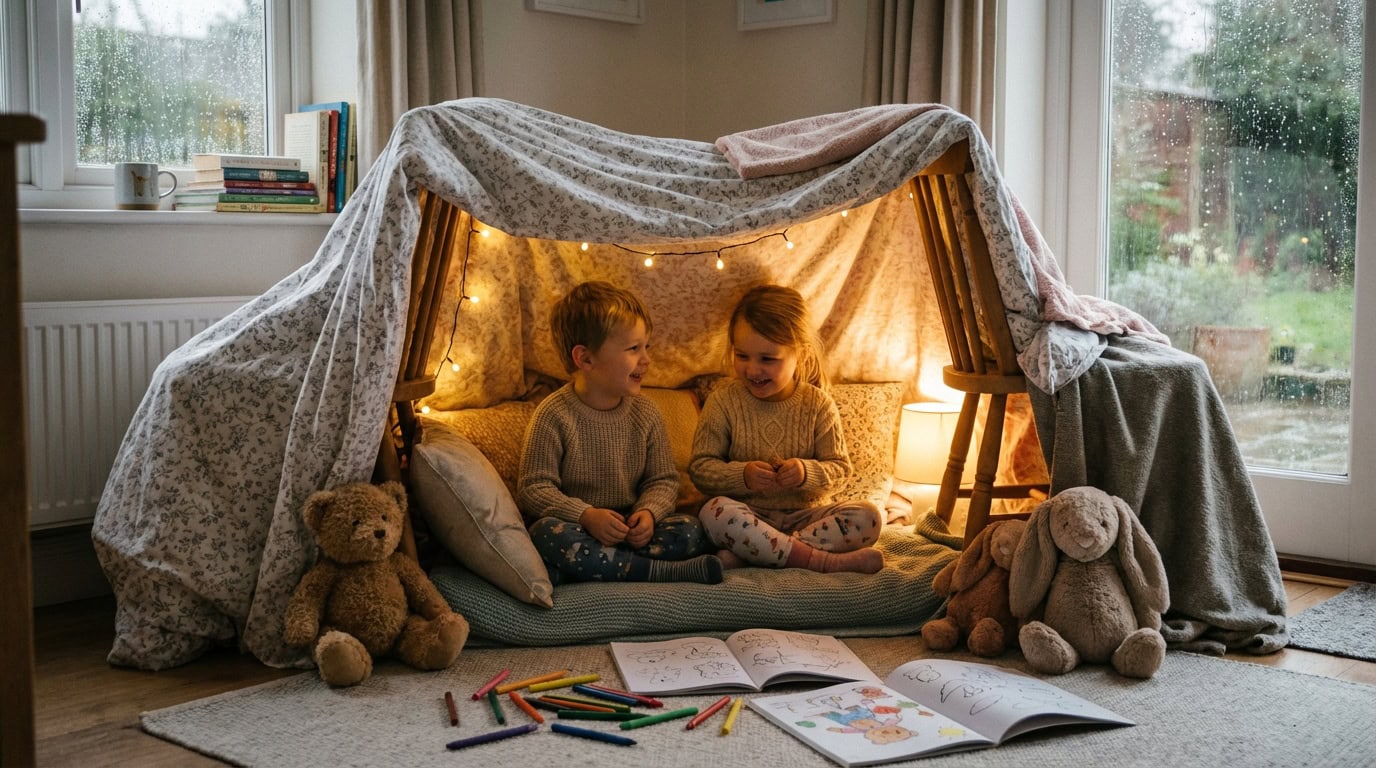 Stuck Indoors? 15 Rainy Day Activities for Kids at Home