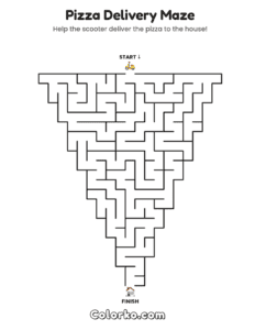 Free Printable Mazes for Kids — Easy to Hard Worksheets