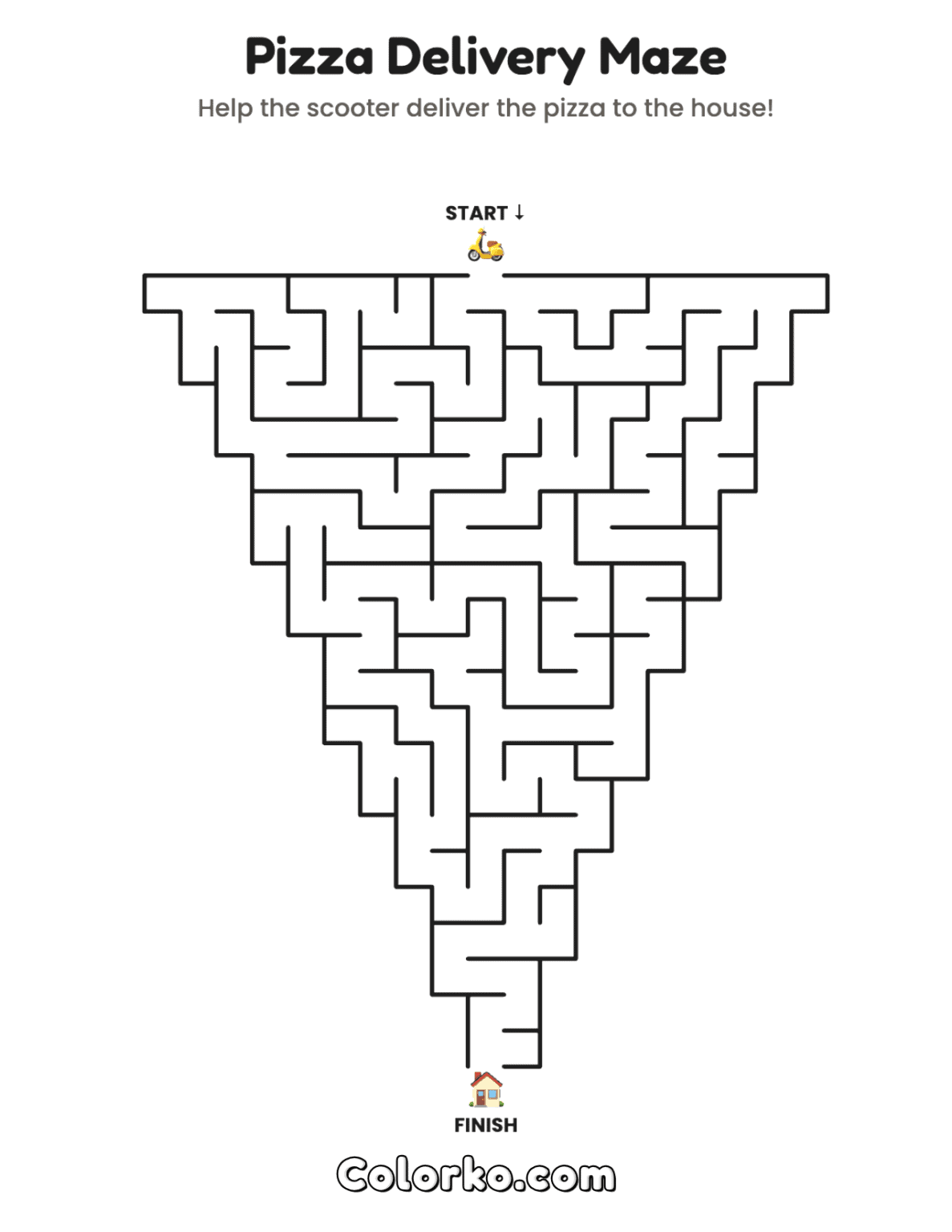Free Pizza Activity Book — 16 Printable Pages | Colorko