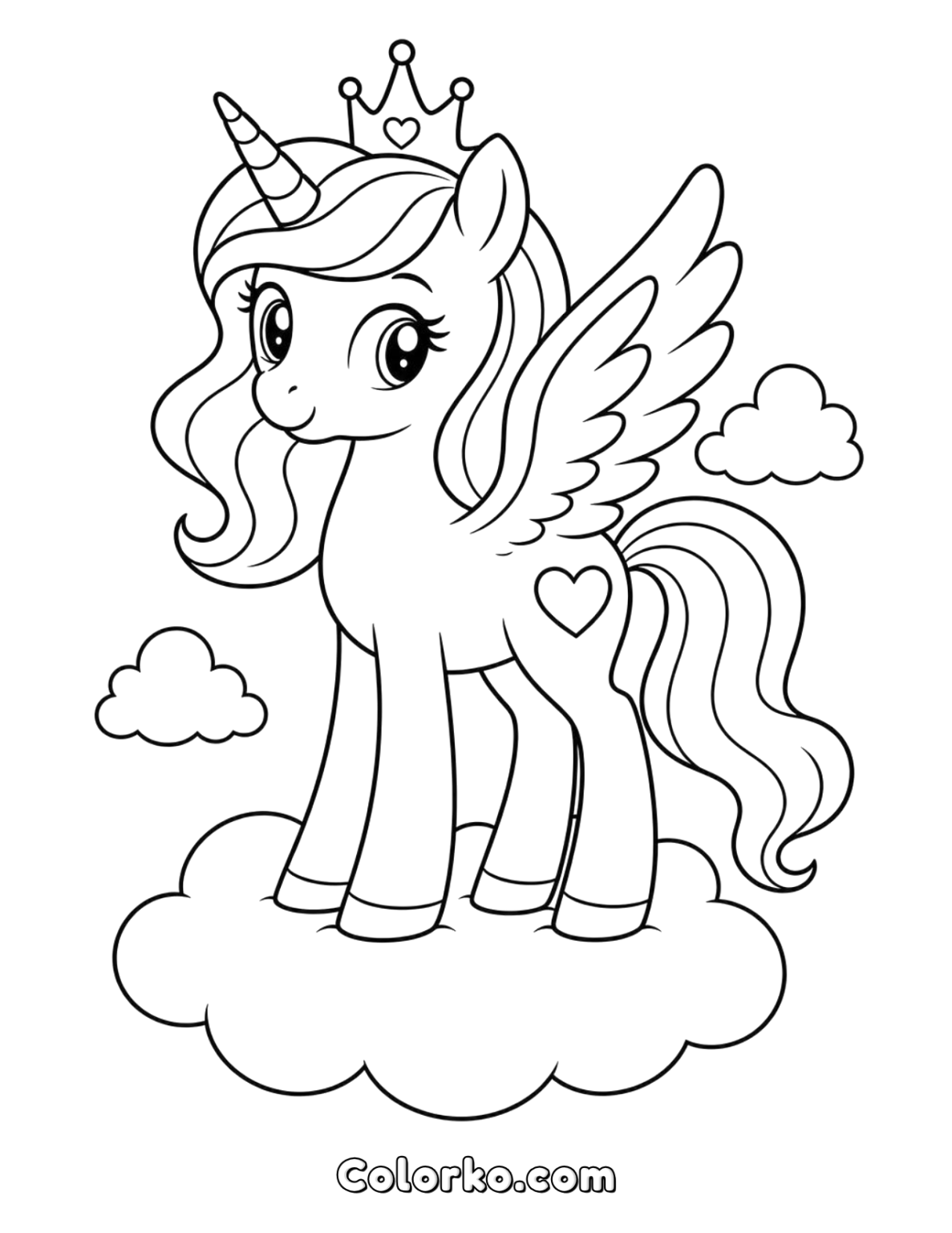 Princess Cadance Coloring Page (Free PDF) | Colorko