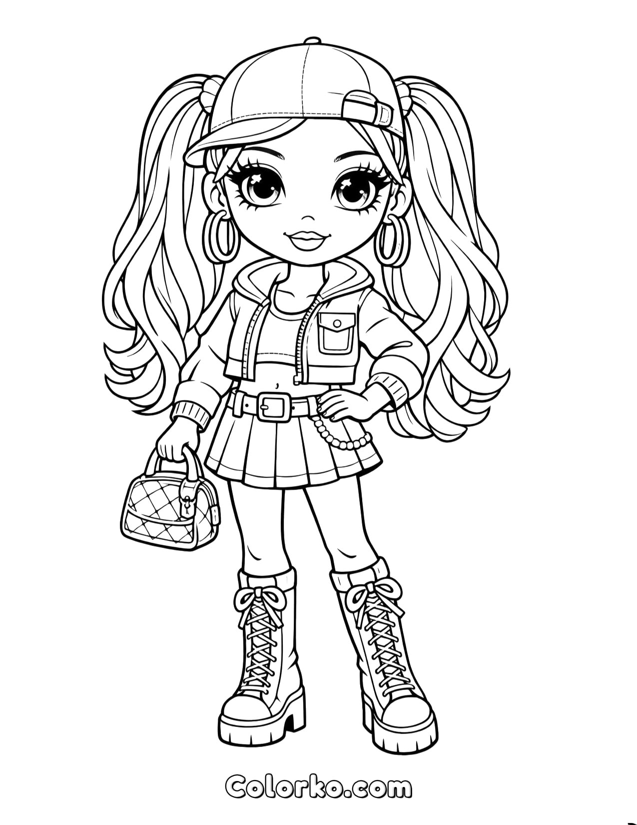 Rainbow High Dolls Coloring