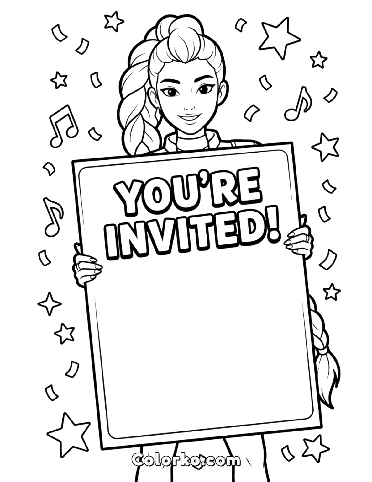 Free Printable Coloring Pages for Kids | Colorko.com
