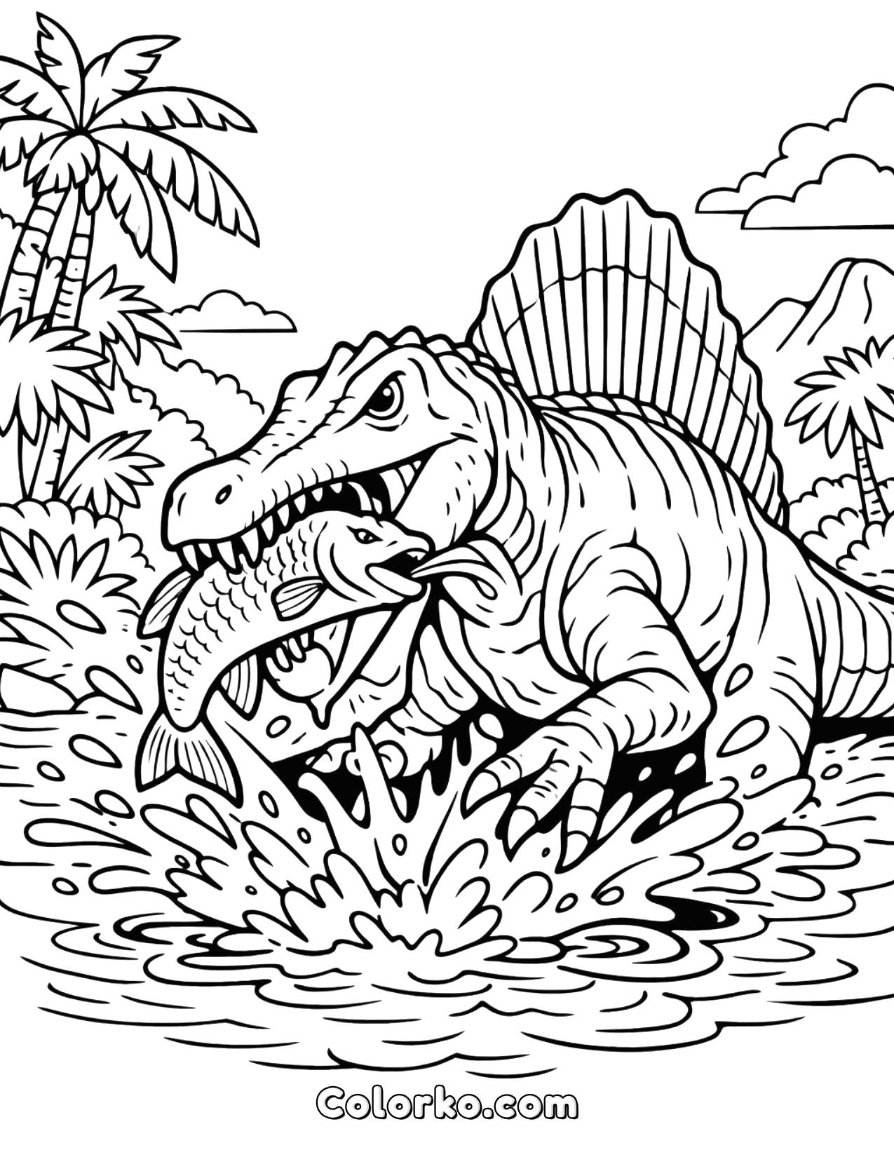 Lion and Mouse Coloring Page for Preschoolers Ages 4–6