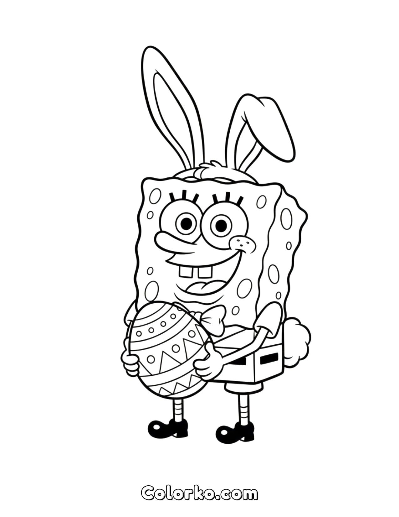 Printable Spongebob Coloring Pages For Kids HALLOWEEN SPONGEBOB