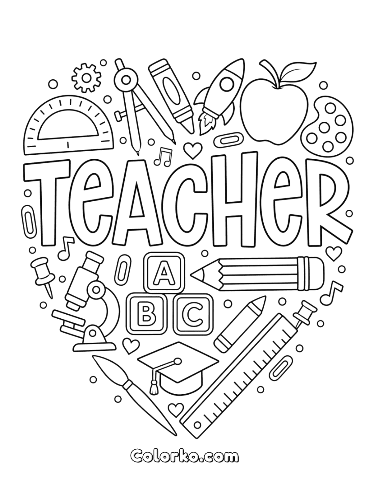 54 Teacher Appreciation Coloring Pages for 2026